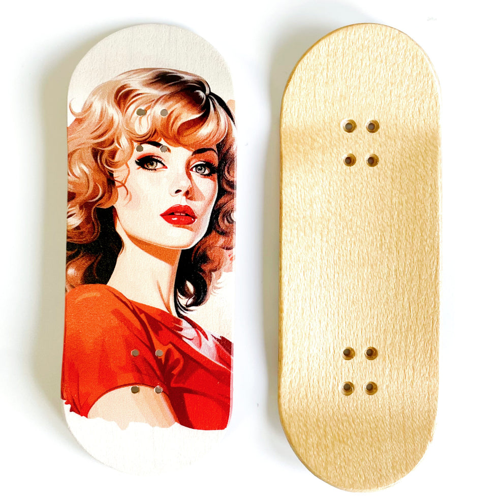 36mm Pro Wood Fingerboard Deck Low Kick with Professional Graphic ...