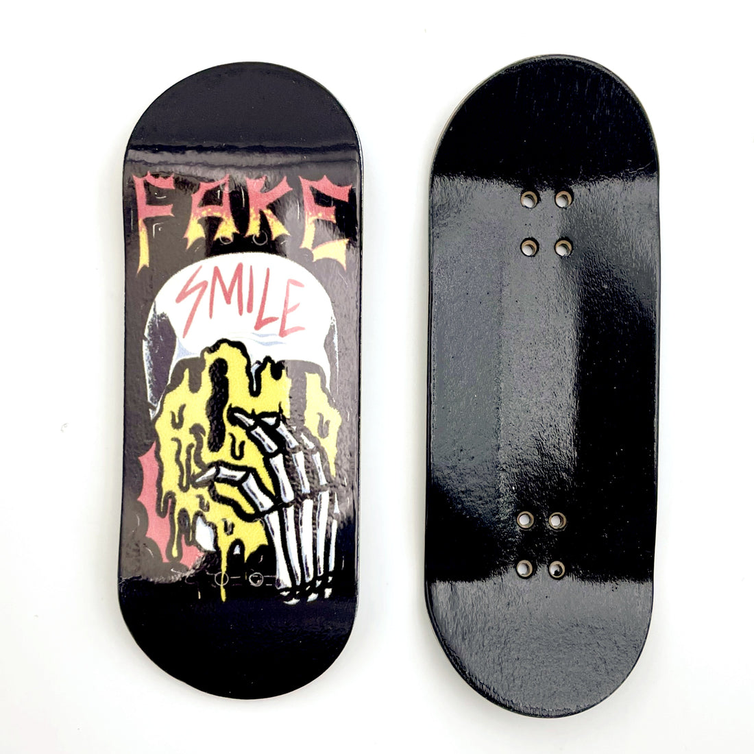 36mm Pro Fingerboard Wood Deck High Kick with Real Wear Graphic – Bravo ...